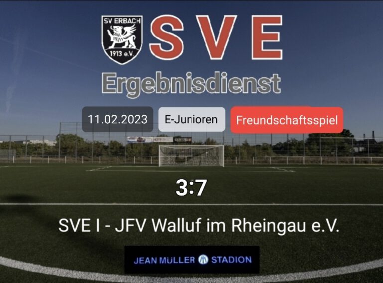 E-Junioren – SV Erbach 1913 e.V.